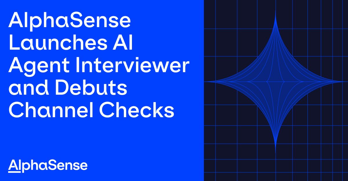 AlphaSense Launches Autonomous AI Agent Interviewer and Channel Checks ...